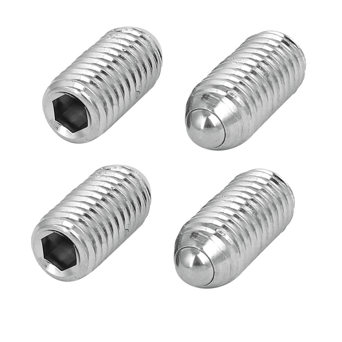 Uxcell M10x20mm 304 Stainless Steel Spring Hex Socket Ball Point Grub ...