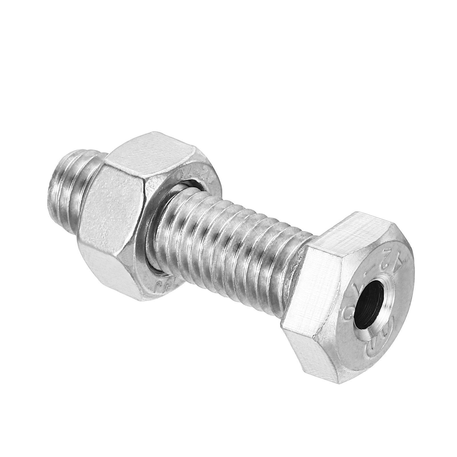 Uxcell M10x35mm Hollow External Hexagon Screw Cylindrical Lamp ...