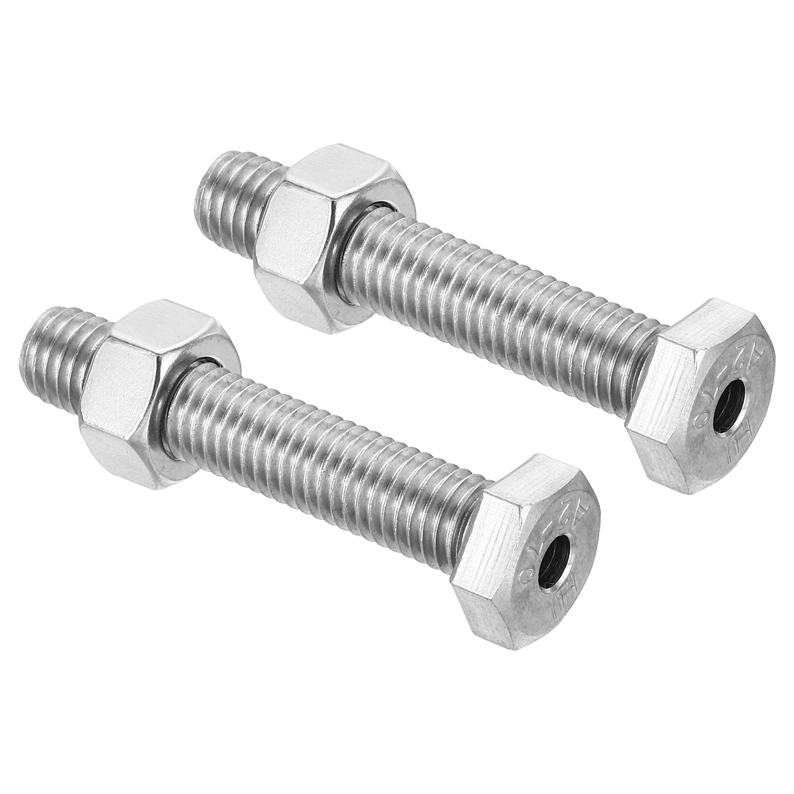 Uxcell M10x55mm Hollow External Hexagon Screw Cylindrical Lamp ...