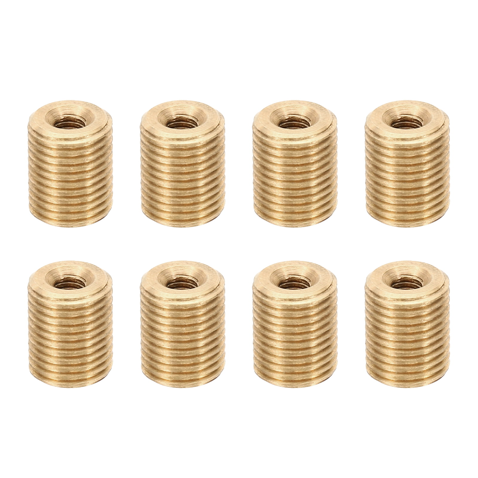 Uxcell M10xM4x12mm Brass Thread Adapter Reducer Thread Reducing Nuts ...