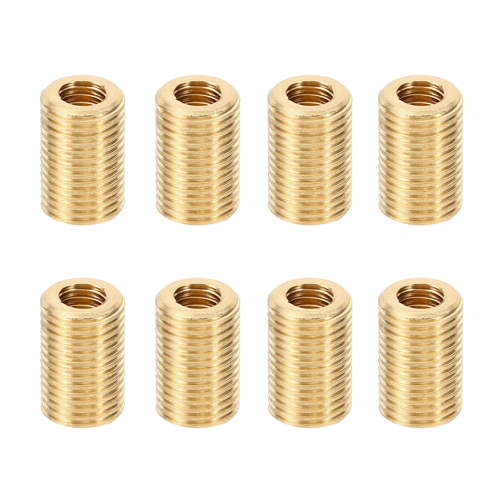 Uxcell M10xM6x15mm Brass Thread Adapter Reducer Thread Reducing Nuts ...