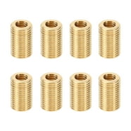 Uxcell M12 to M10 Thread Adapters Sleeve Reducing Nut 15mm Screw Pipe ...