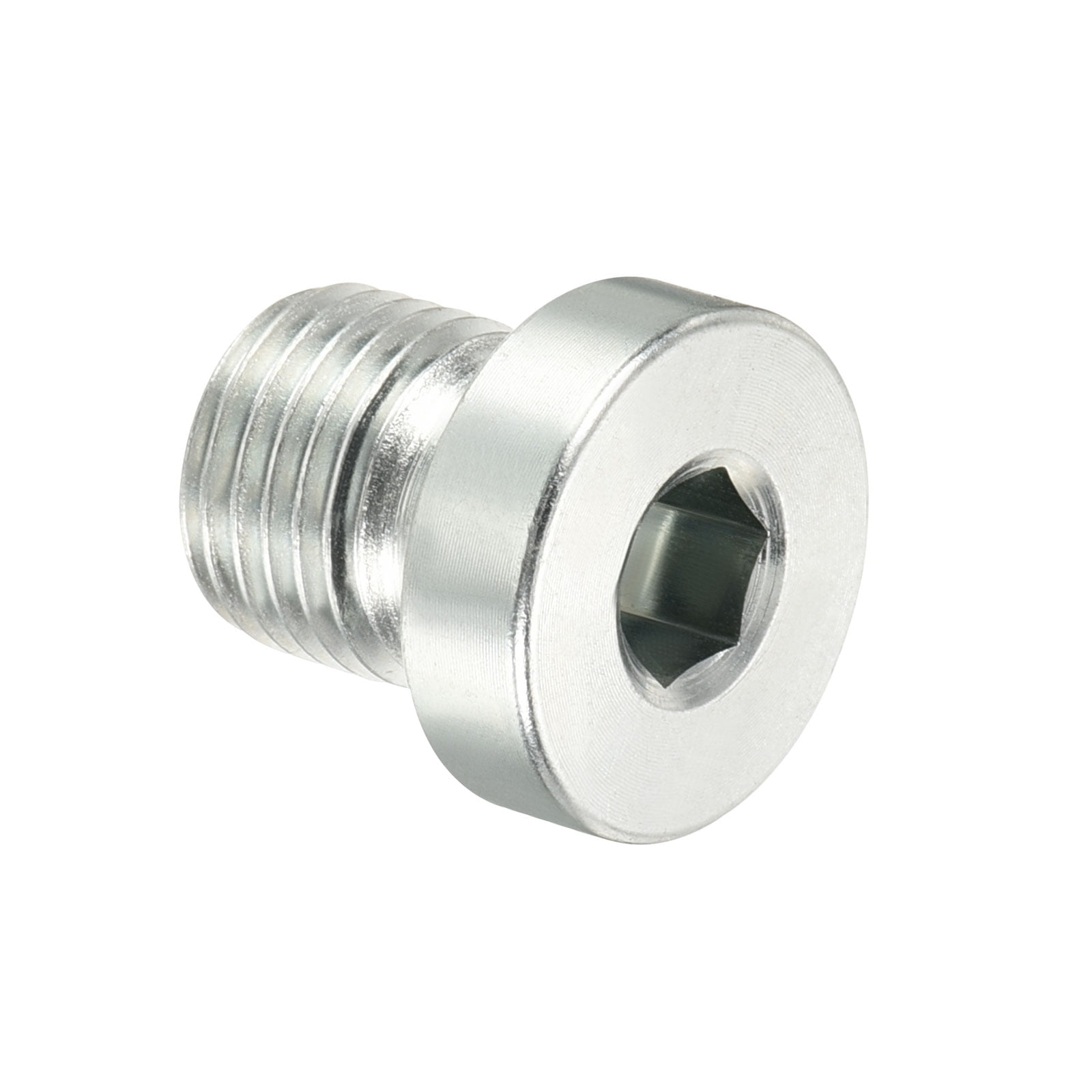 Uxcell M12*1.25 Internal Hex Head Pipe Fitting Plug, Male Thread 45 ...