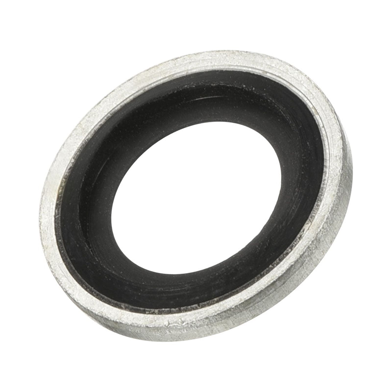 Uxcell M12 17.8x12.7x2mm Carbon Steel Nitrile Rubber Bonded Sealing ...