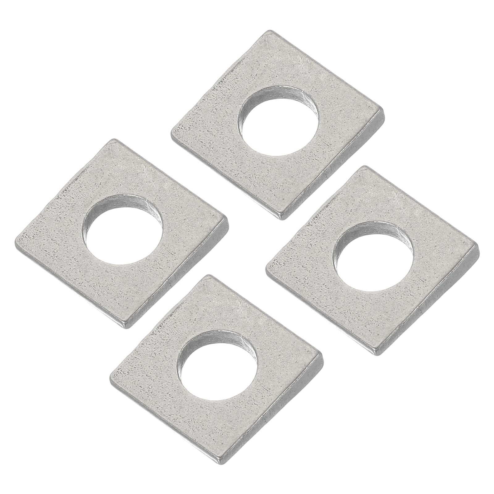 Uxcell Beveled Square Washers, 304 Stainless Steel Wedge Washer for Shim Leveling Fastener ...