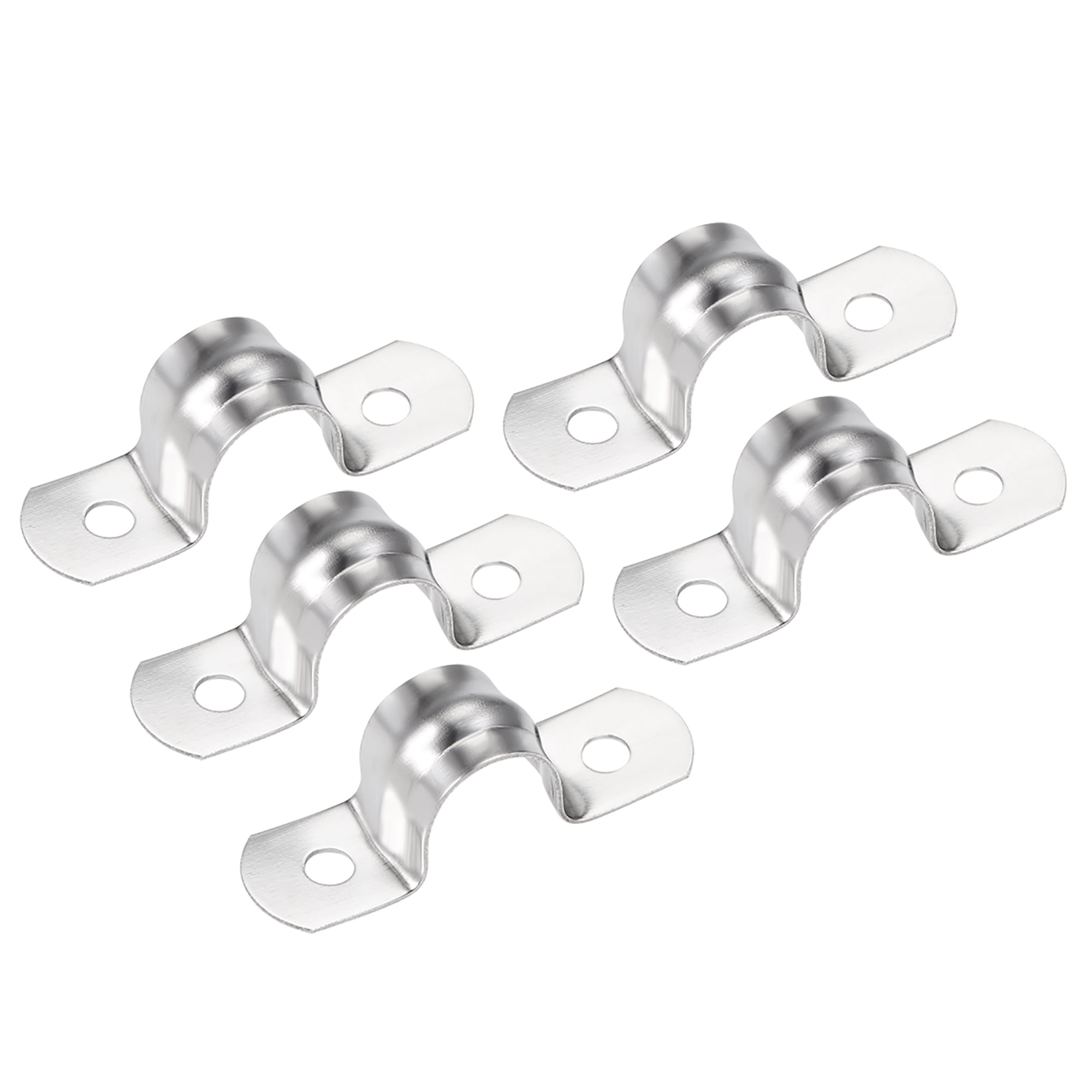 Uxcell M12 U Shaped Conduit Clamp Saddle Strap Tube Pipe Clip Stainless ...