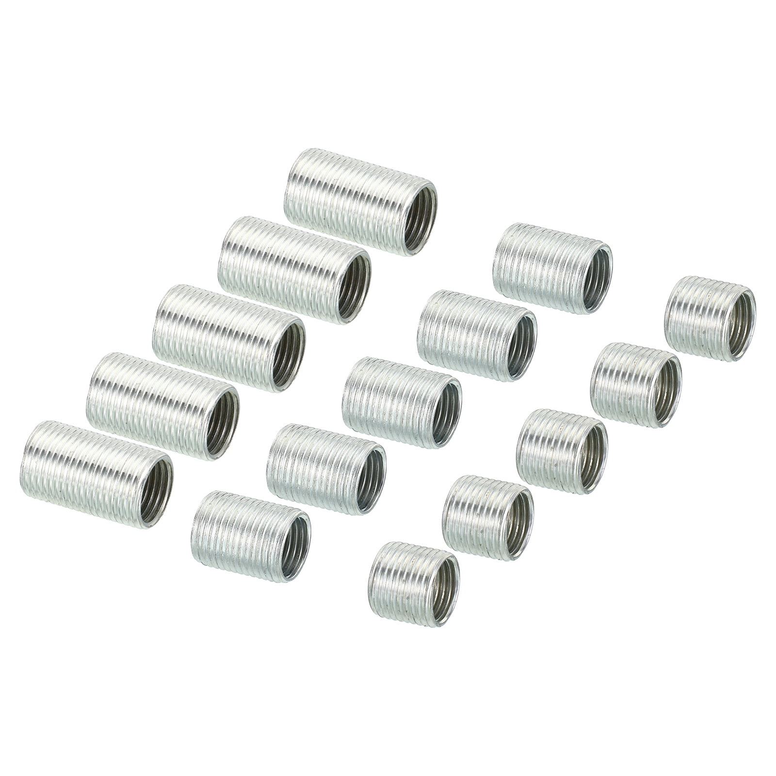 Uxcell M12 to M10 Thread Adapters Sleeve Reducing Nut 10/15/20mm Screw ...