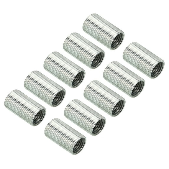 Uxcell M12 to M10 Thread Adapters Sleeve Reducing Nut 20mm Screw Pipe ...