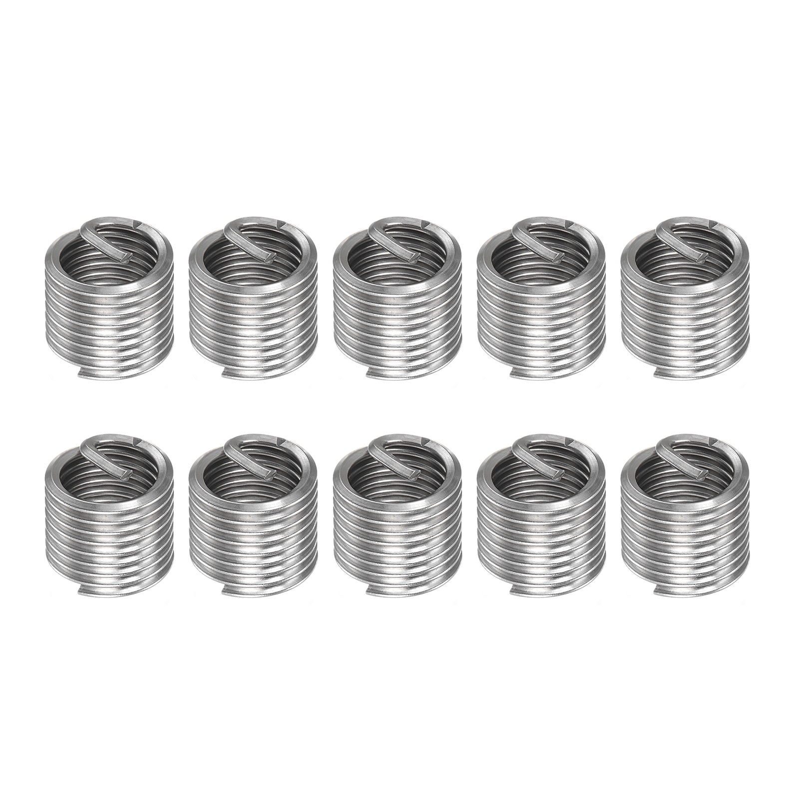Uxcell M12 x 1.75 1.5D 18mm 304 Stainless Steel Wire Thread Insert ...