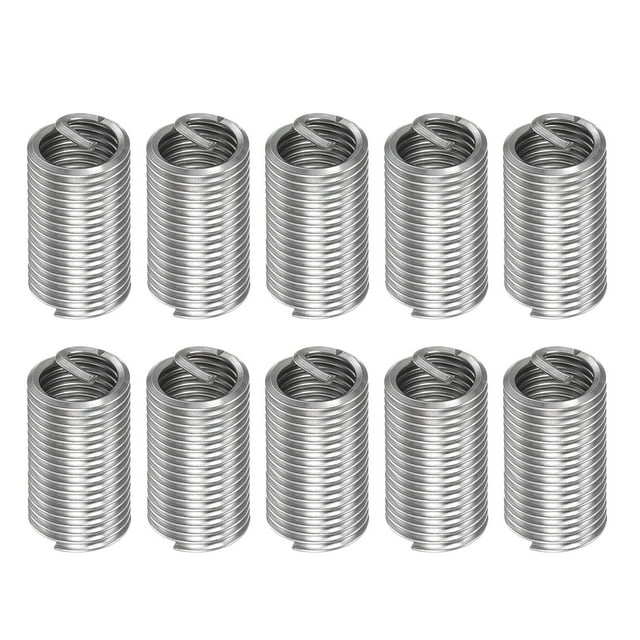 Uxcell M12 x 1.75 3D 36mm 304 Stainless Steel Wire Thread Insert ...