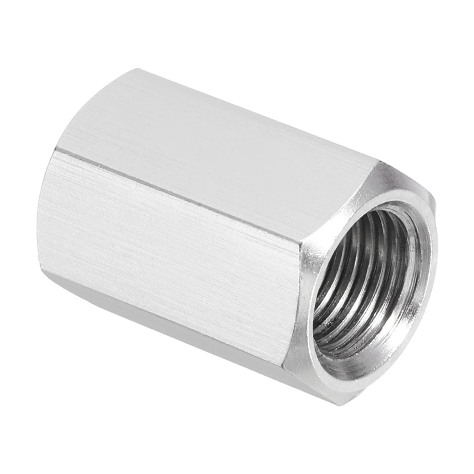 Uxcell M12x1.25 Pitch 304 Stainless Steel Hex Coupling Nuts, 1 Pcs 25mm ...