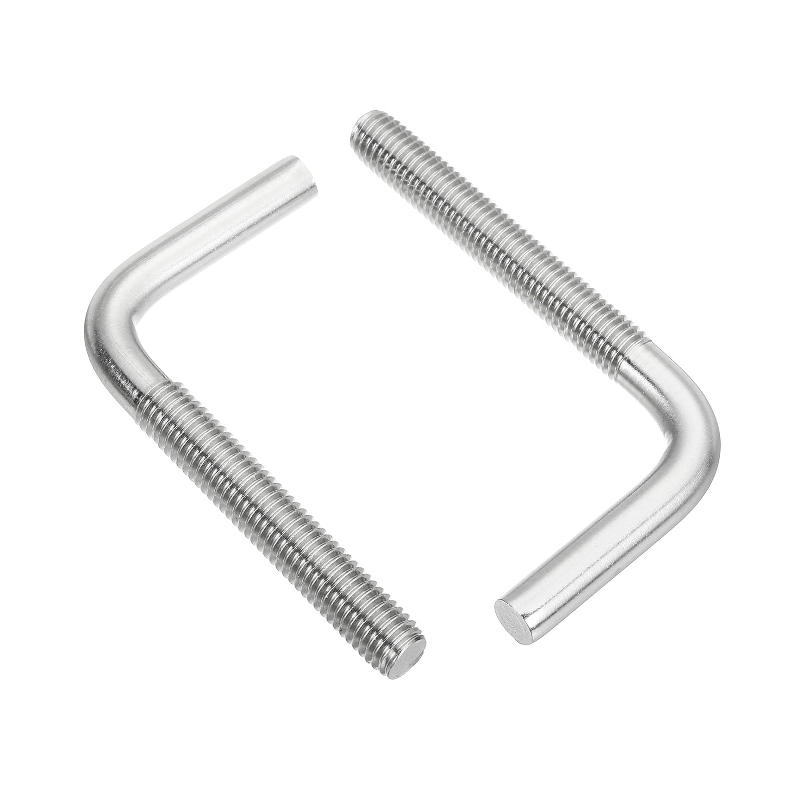 Uxcell M12x100mm 7/L-Shaped Right Angle Bolt Screw, 304 Stainless Steel ...