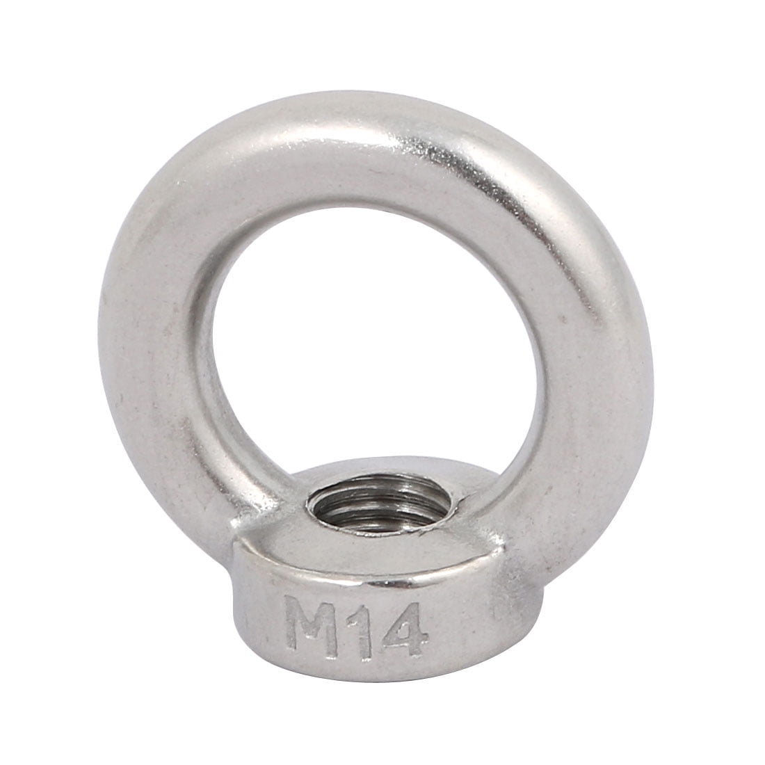 Uxcell M14 Female Thread 304 Stainless Steel Ring Shaped Lifting Eye Bolt Nut - Walmart.com