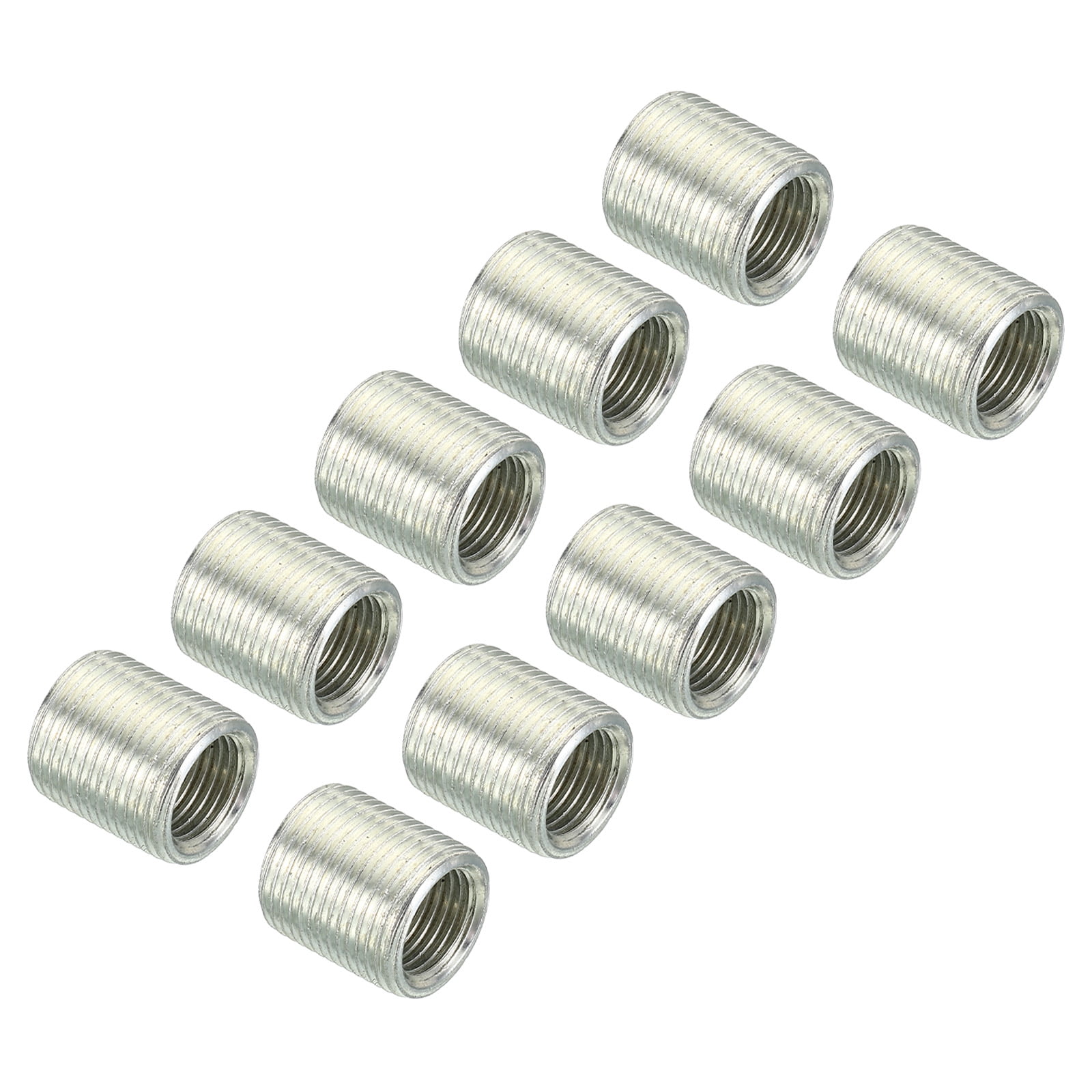 Uxcell M14 to M10 Thread Adapters Sleeve Reducing Nut 15mm Screw Pipe ...
