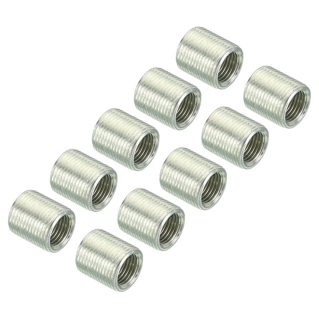 Uxcell M14 to M10 Thread Adapters Sleeve Reducing Nut 15mm Screw Pipe ...