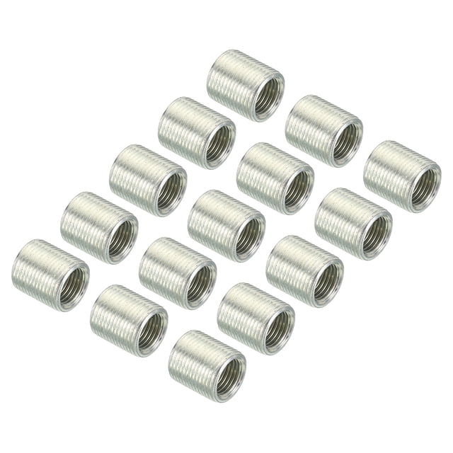 Uxcell M14 to M10 Thread Adapters Sleeve Reducing Nut 15mm Screw Pipe ...