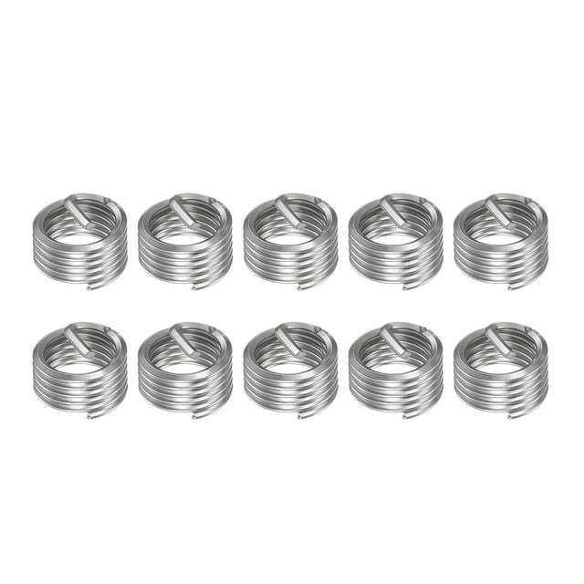 Uxcell M14 x 2 1D 14mm 304 Stainless Steel Wire Thread Insert Threaded ...