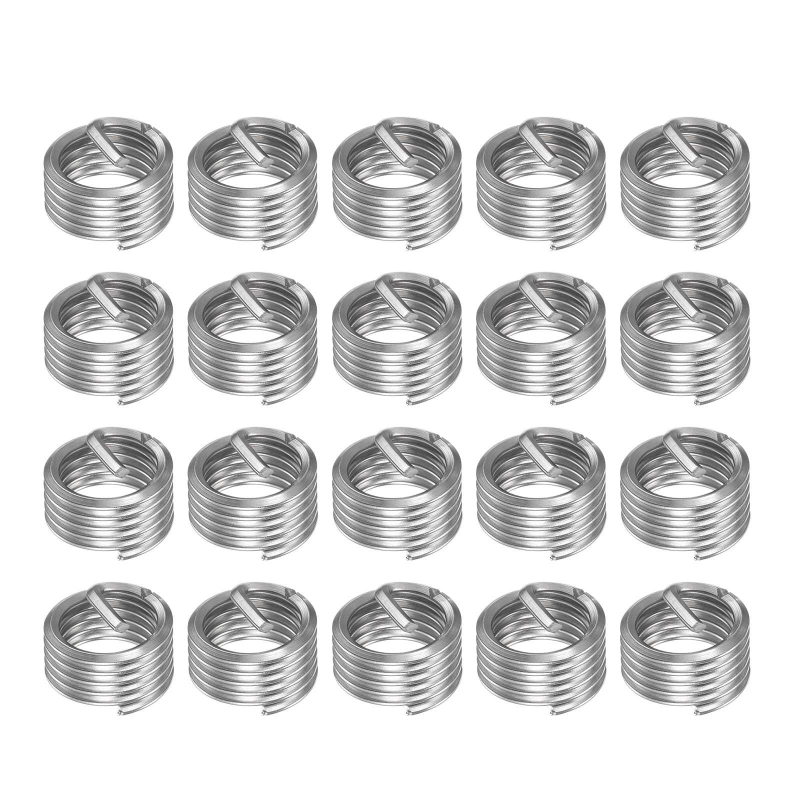 Uxcell M14 x 2 1D 14mm 304 Stainless Steel Wire Thread Insert Threaded ...