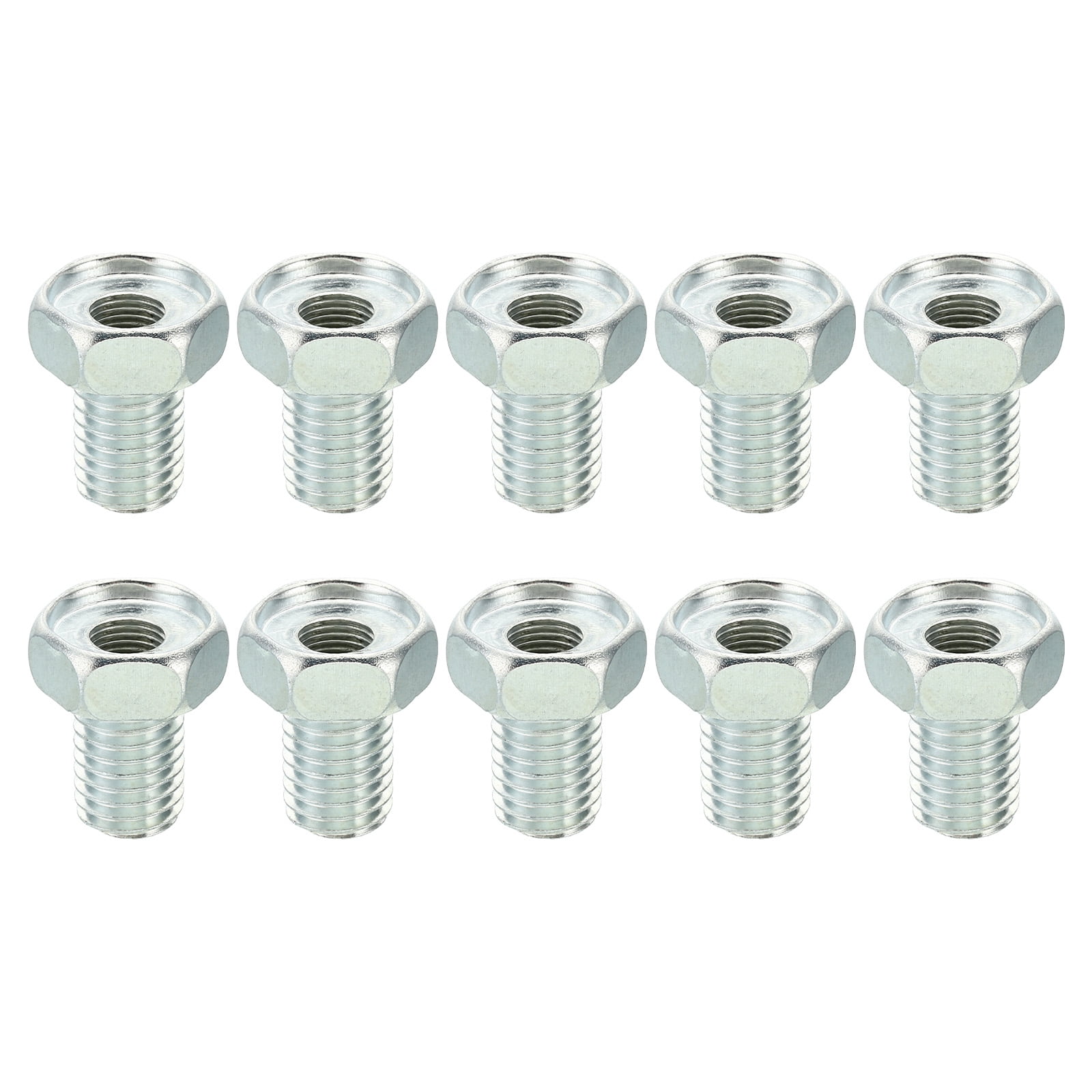 Uxcell M14x2 to M10x1 Hex Thread Reducing Connector, 10 Pack Hollow ...