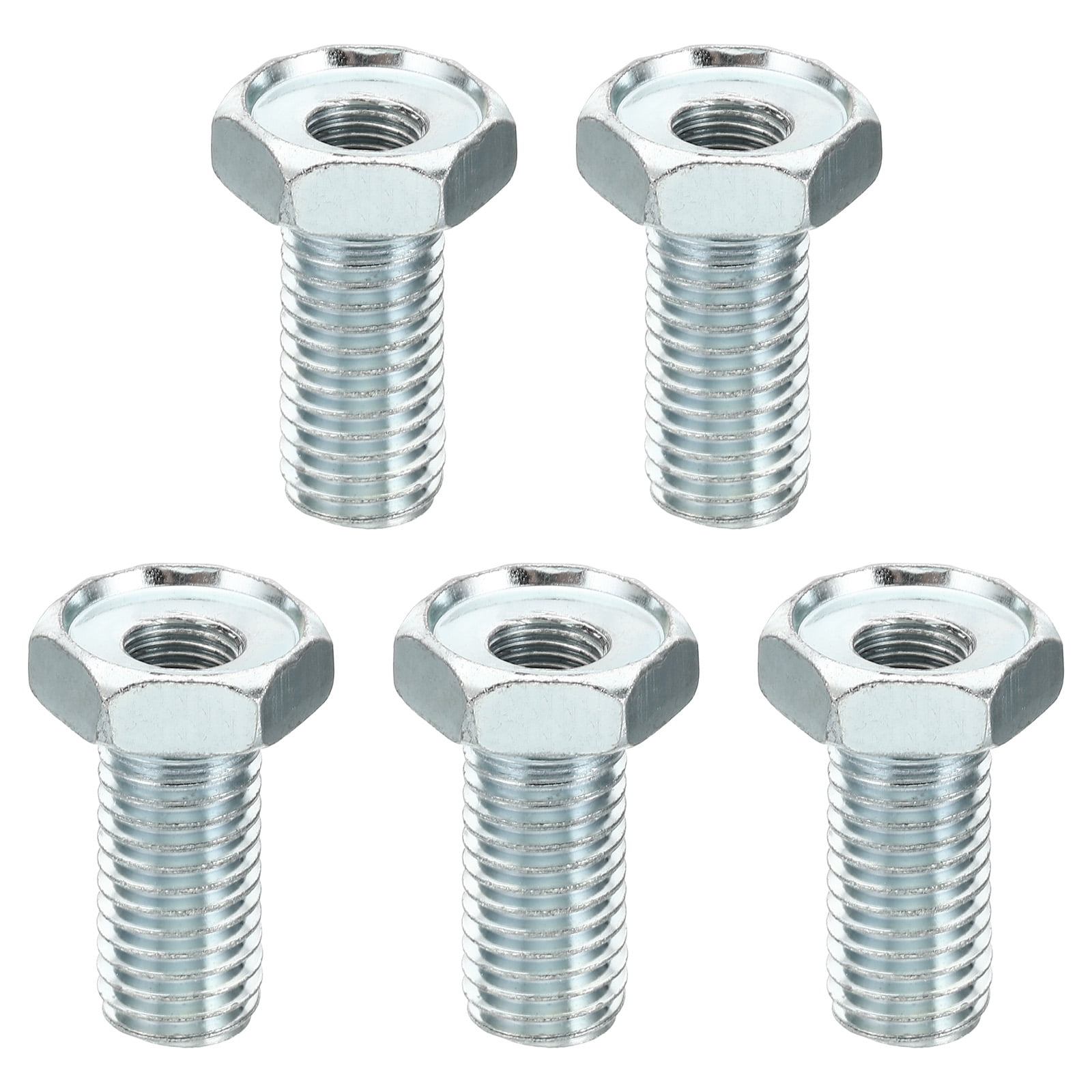 Uxcell M14x2 to M10x1 Hex Thread Reducing Connector, 5 Pack Hollow ...