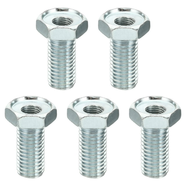 Uxcell M14x2 to M10x1 Hex Thread Reducing Connector, 5 Pack Hollow ...