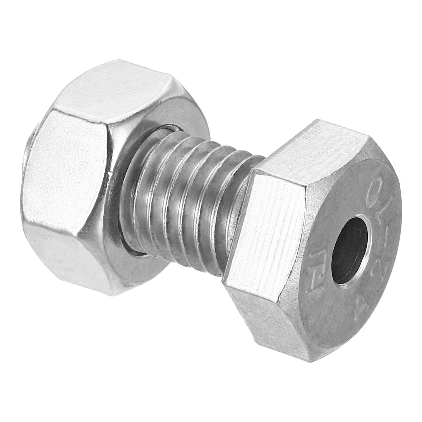 Uxcell M14x30mm Hollow External Hexagon Screw Cylindrical Lamp ...