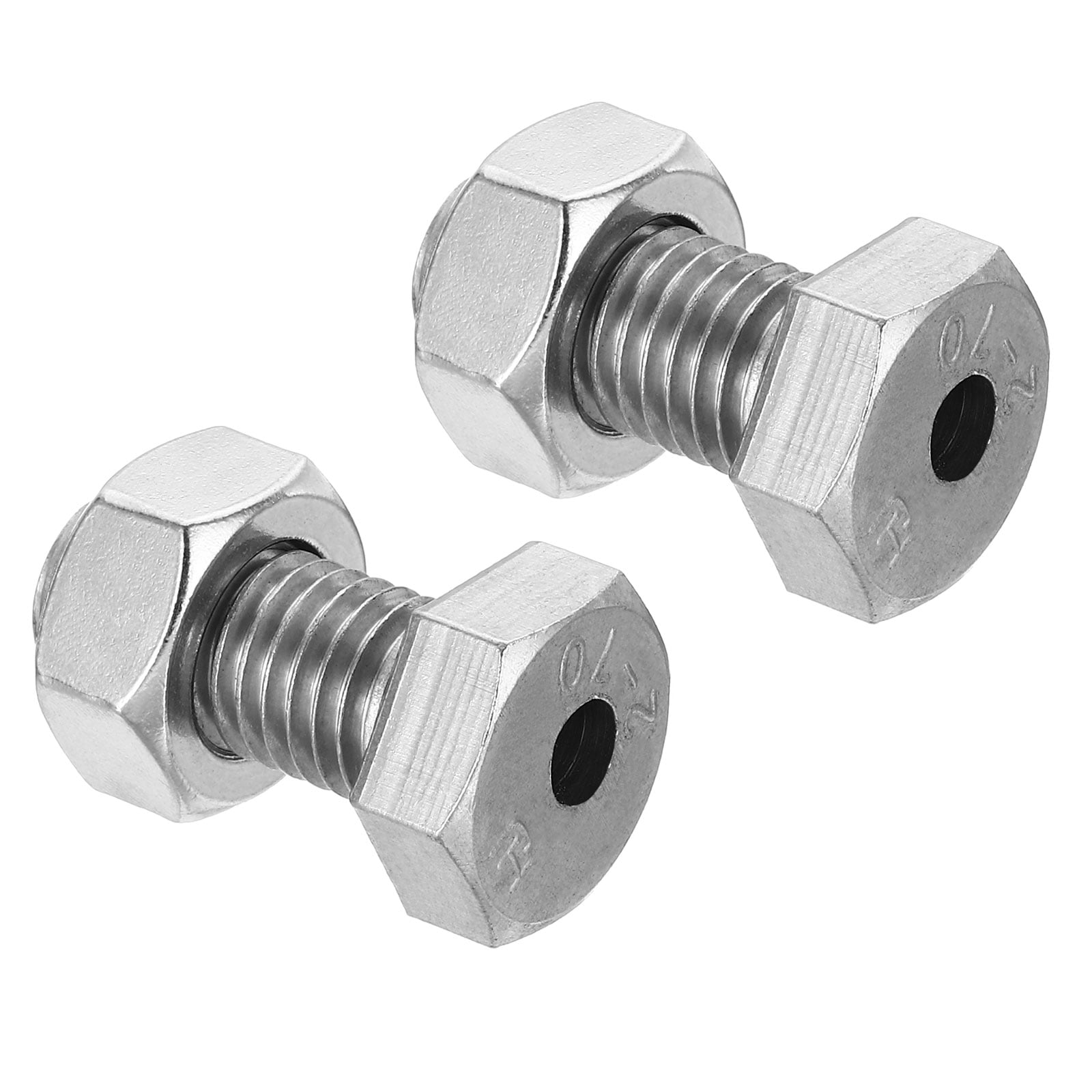 Uxcell M14x30mm Hollow External Hexagon Screw Cylindrical Lamp ...
