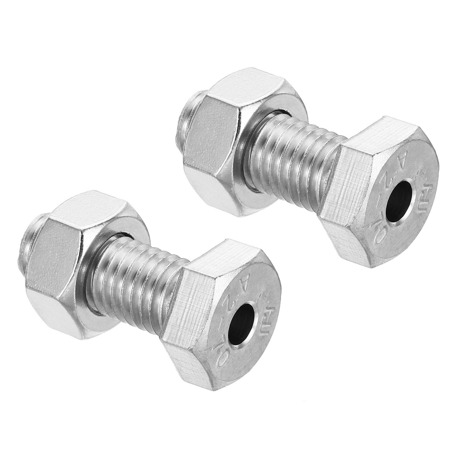 Uxcell M14x35mm Hollow External Hexagon Screw Cylindrical Lamp ...