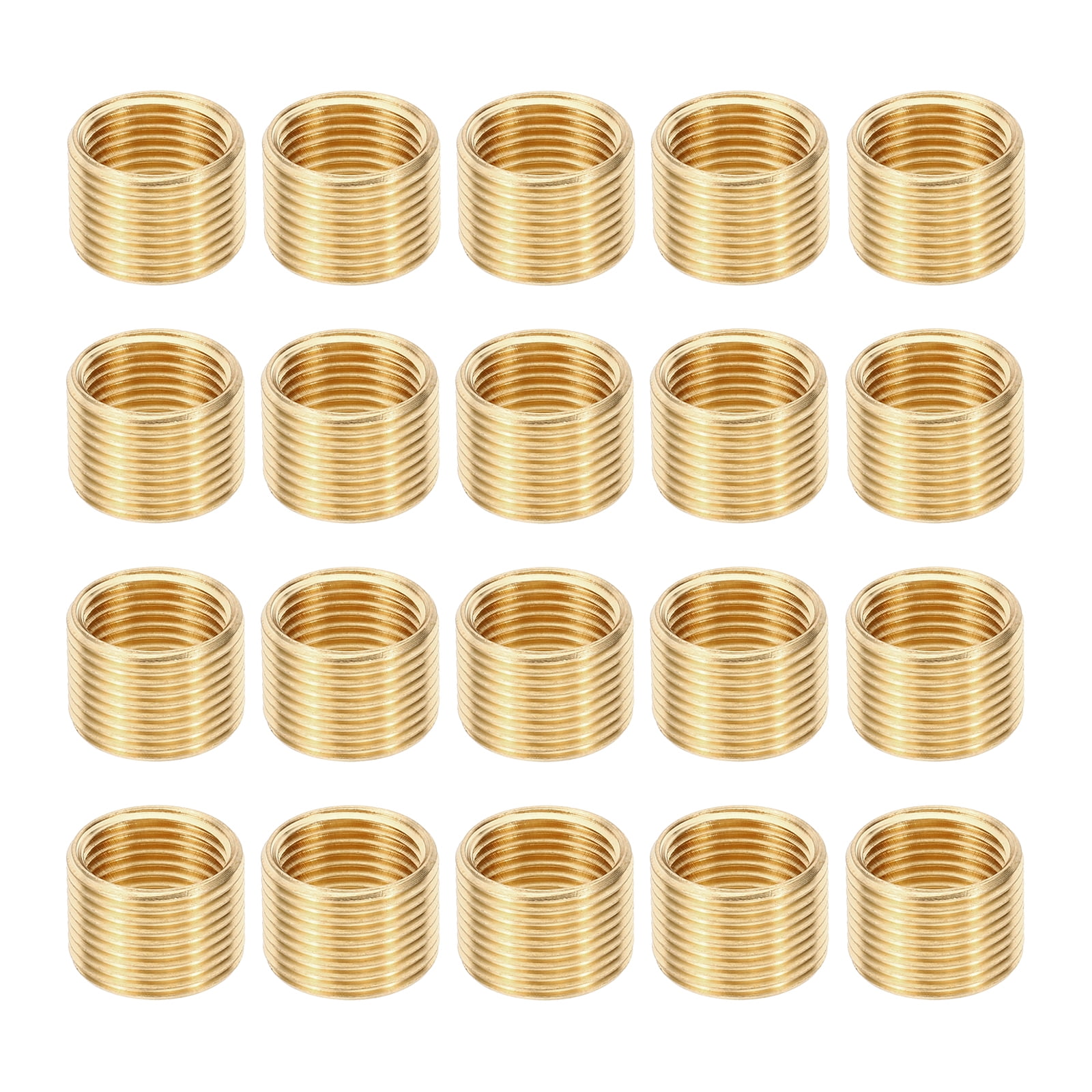 Uxcell M14xM12x10mm Brass Thread Adapter Reducer Thread Reducing Nuts ...
