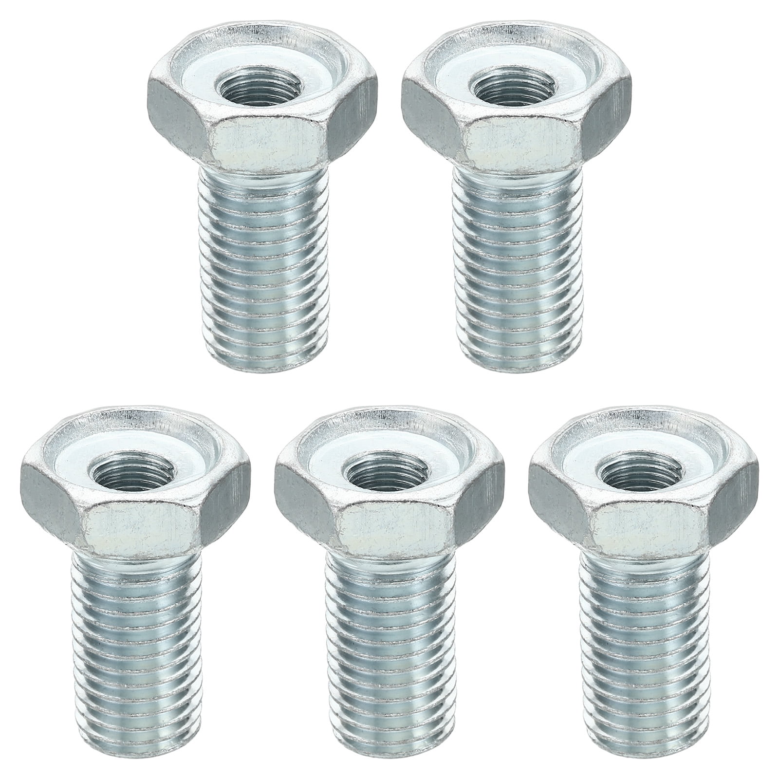 Uxcell M16x2 to M10x1 Hex Thread Reducing Connector, 5 Pack Hollow ...