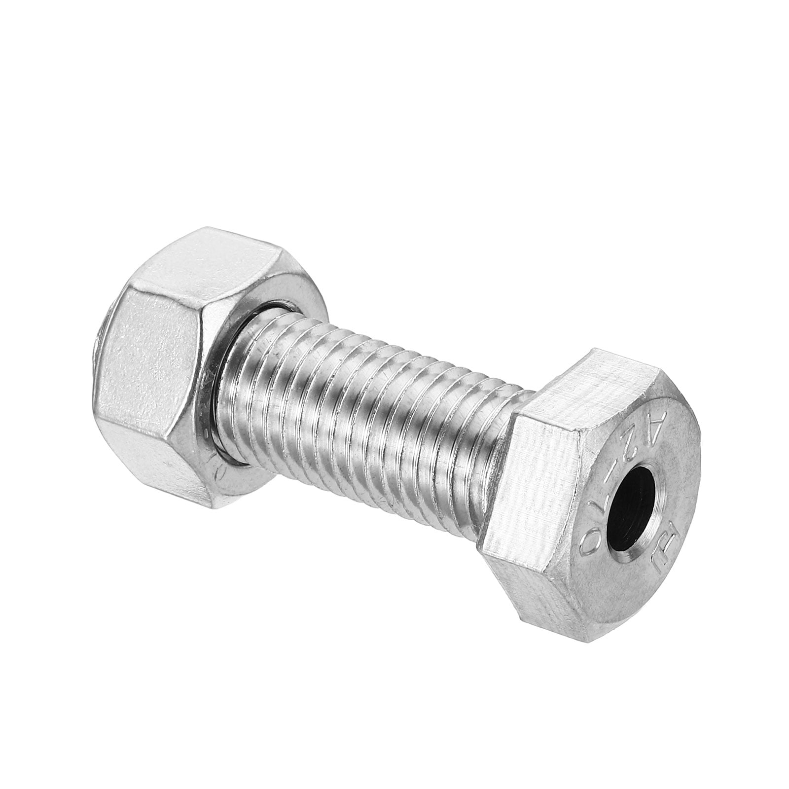 Uxcell M16x50mm Hollow External Hexagon Screw Cylindrical Lamp ...