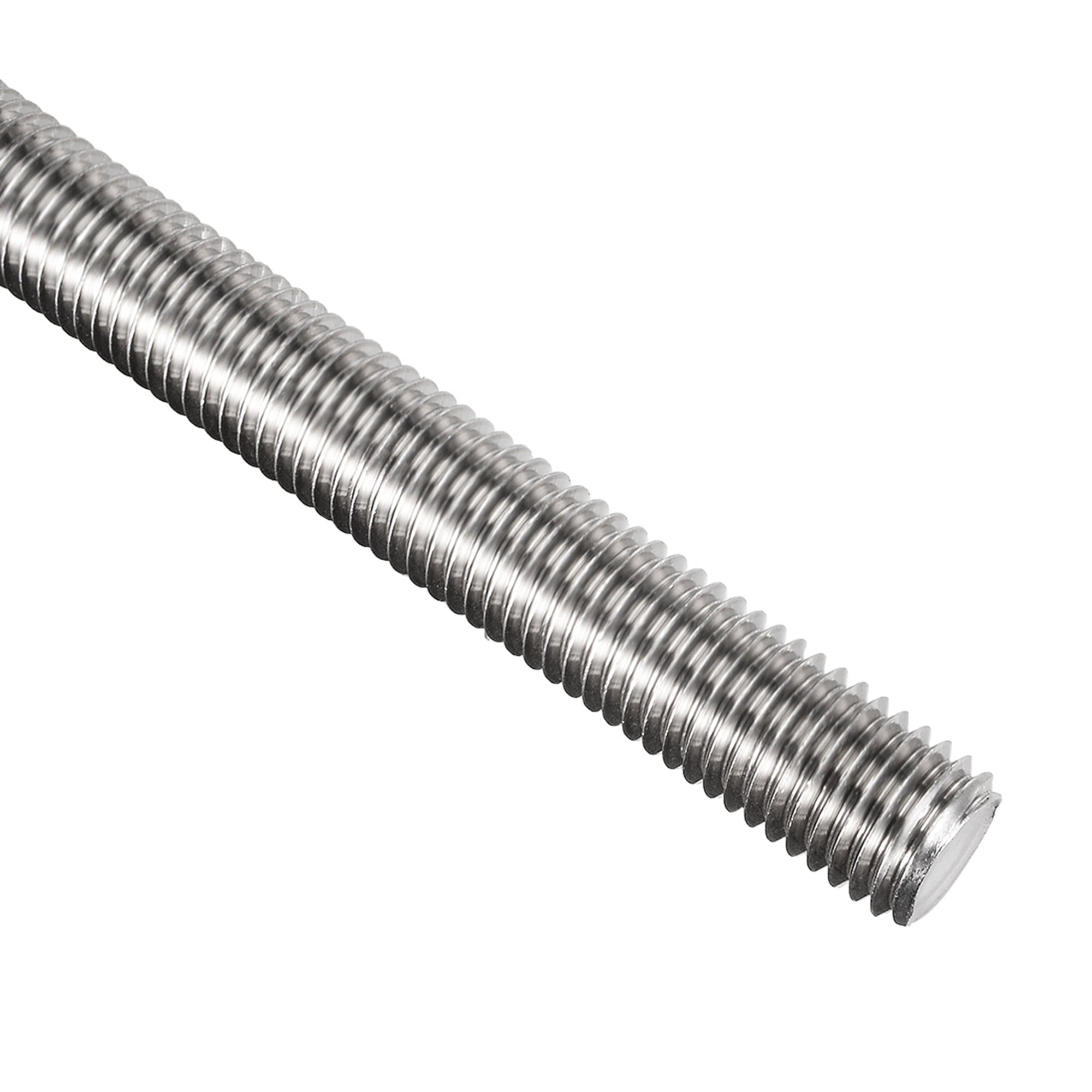 Uxcell Fully Threaded Rod M8 X 100mm 1.25mm Thread Pitch 304 Stainless ...