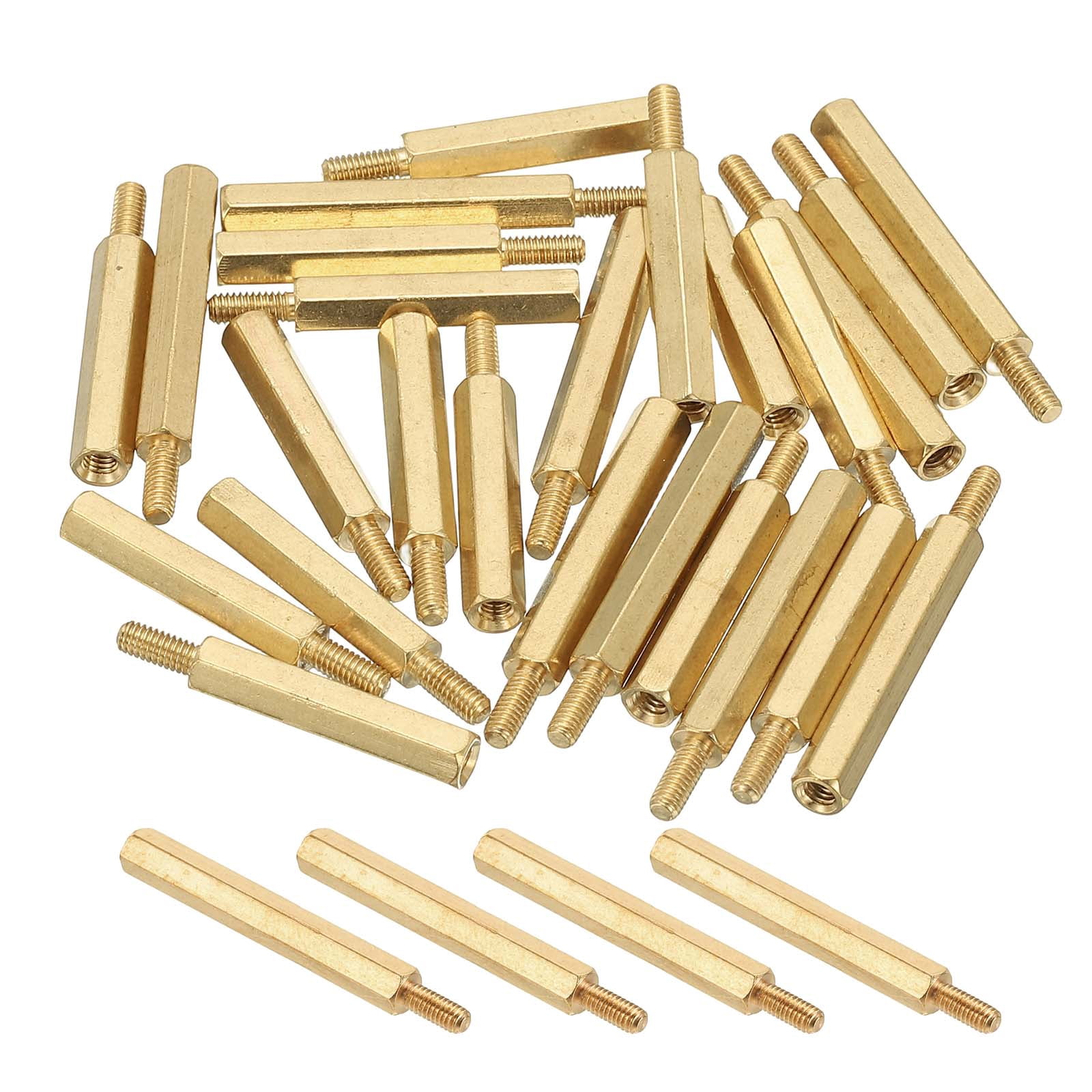 Uxcell Brass Hex Standoff, PCB Motherboard Spacer Screws for Drone ...