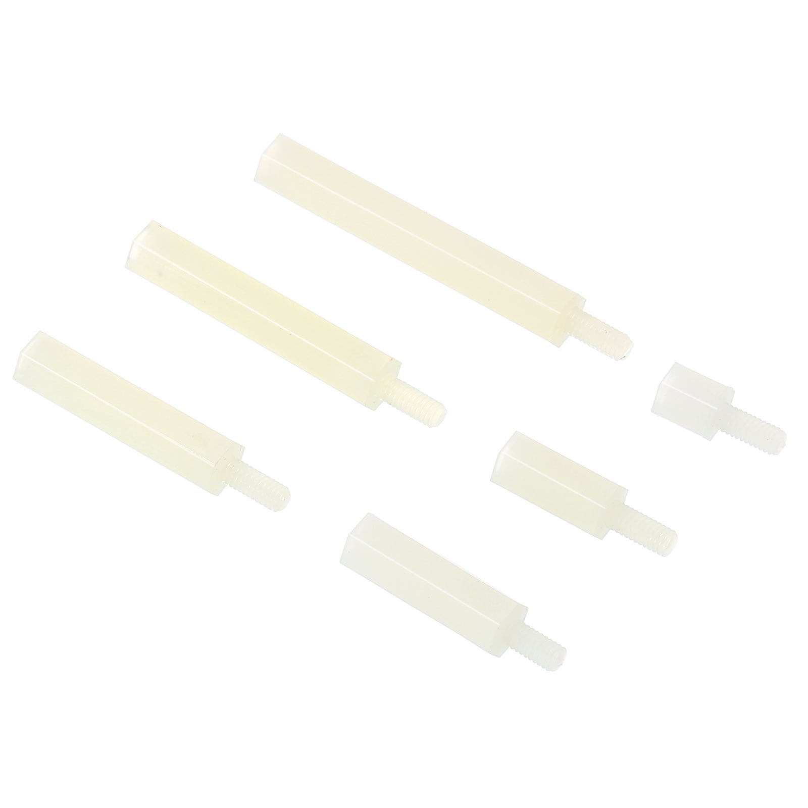 Uxcell M2.5 Standoff Screws 180 Pack Nylon Hex PCB Standoffs Nuts ...