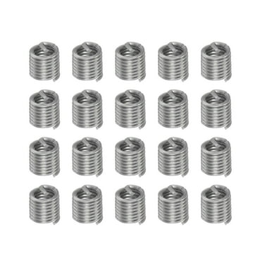 Uxcell M4 x 0.7 2D 8mm 304 Stainless Steel Wire Thread Insert Threaded ...