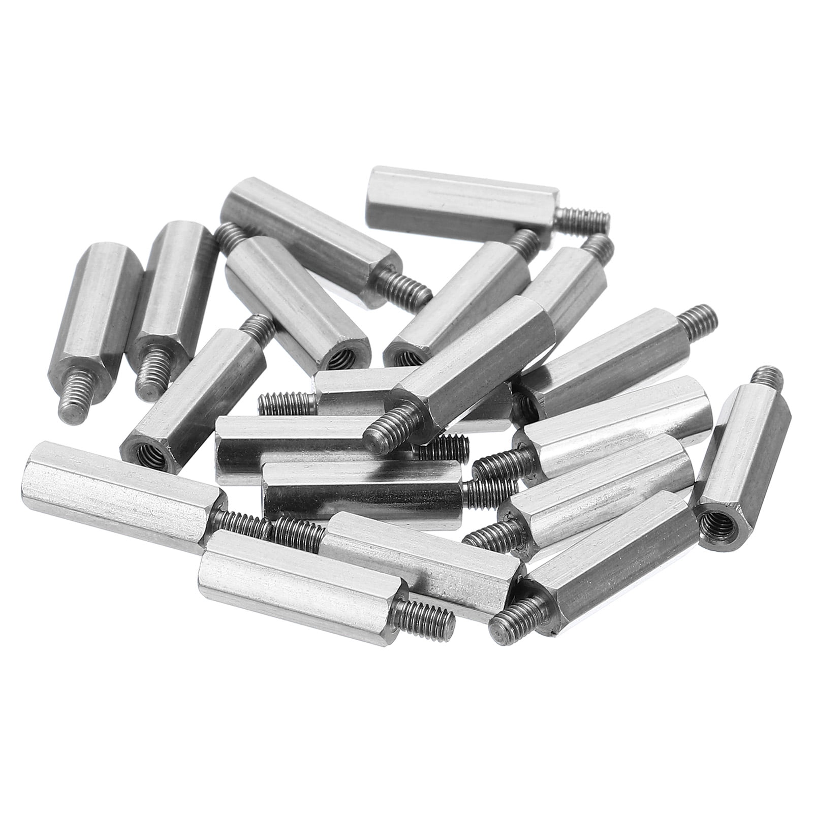 Uxcell M2.5x14mm+4mm Male-Female Hex Standoff Screws, Stainless Steel PCB Standoffs for ...
