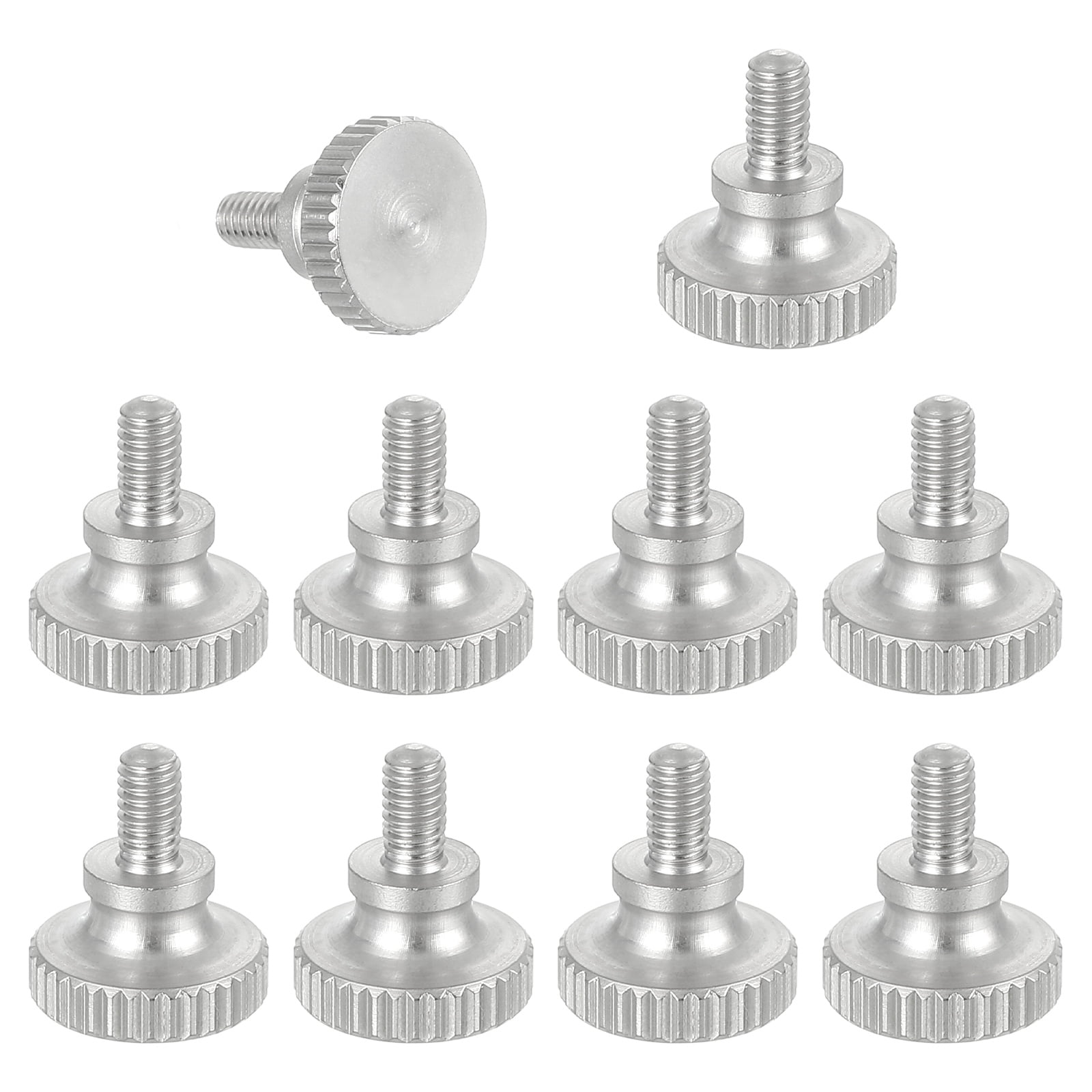 Uxcell M2.5x5mm Vernier Caliper Screws, 304 Stainless Steel Flat Head Shoulder Thumb Screws ...