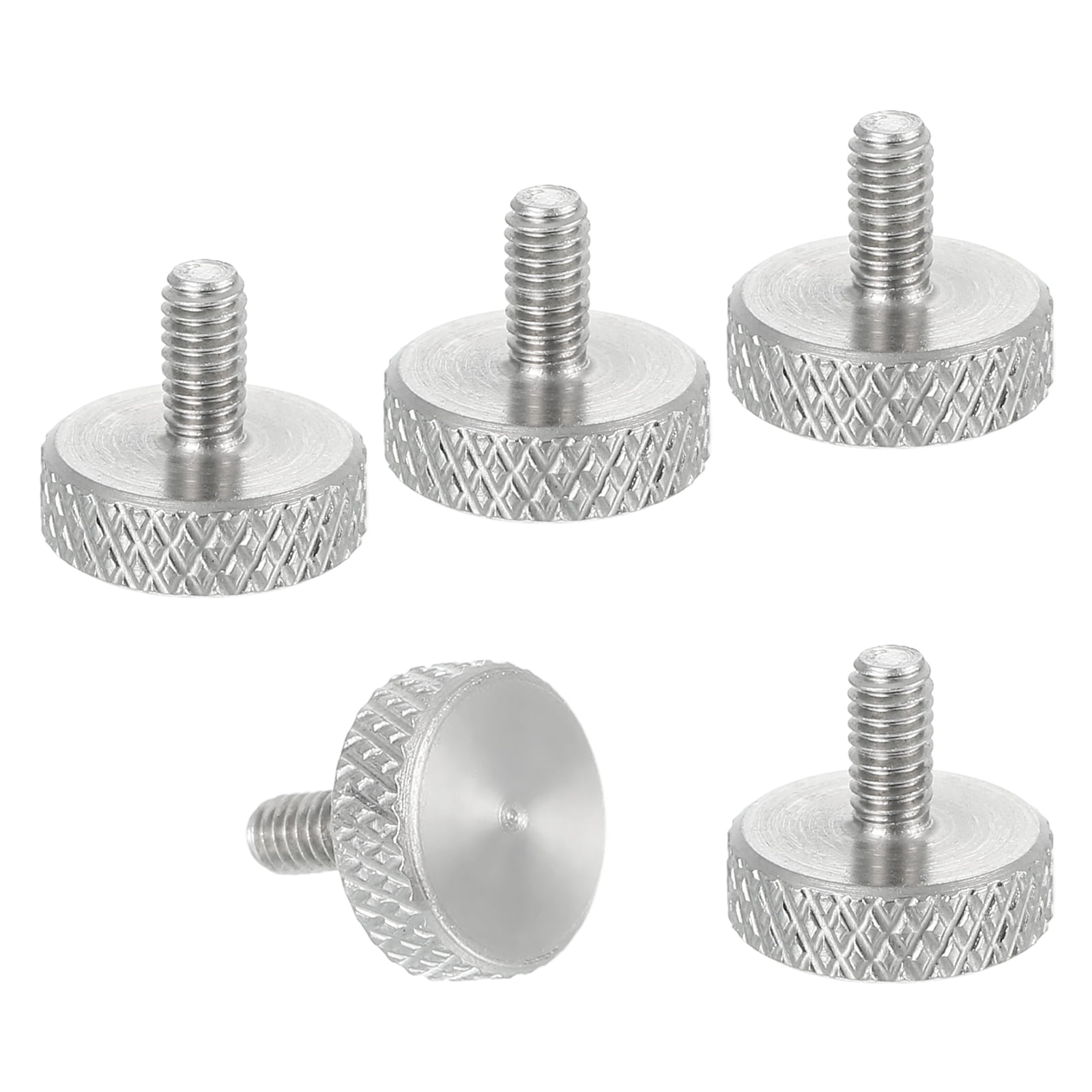 Uxcell M2.5x5mm Vernier Caliper Screws, 304 Stainless Steel Flat Head Thumb Screws Metric ...