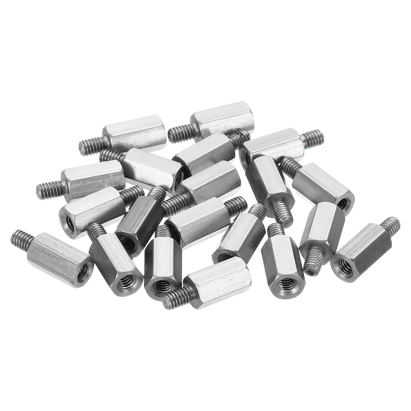 Uxcell M2.5x8mm+4mm Male-Female Hex Standoff Screws, Stainless Steel PCB Standoffs for ...