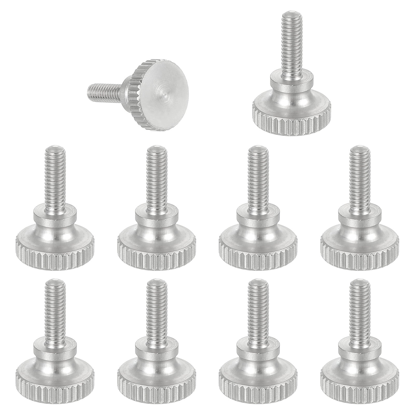 Uxcell M2.5x8mm Vernier Caliper Screws, 304 Stainless Steel Flat Head Shoulder Thumb Screws ...