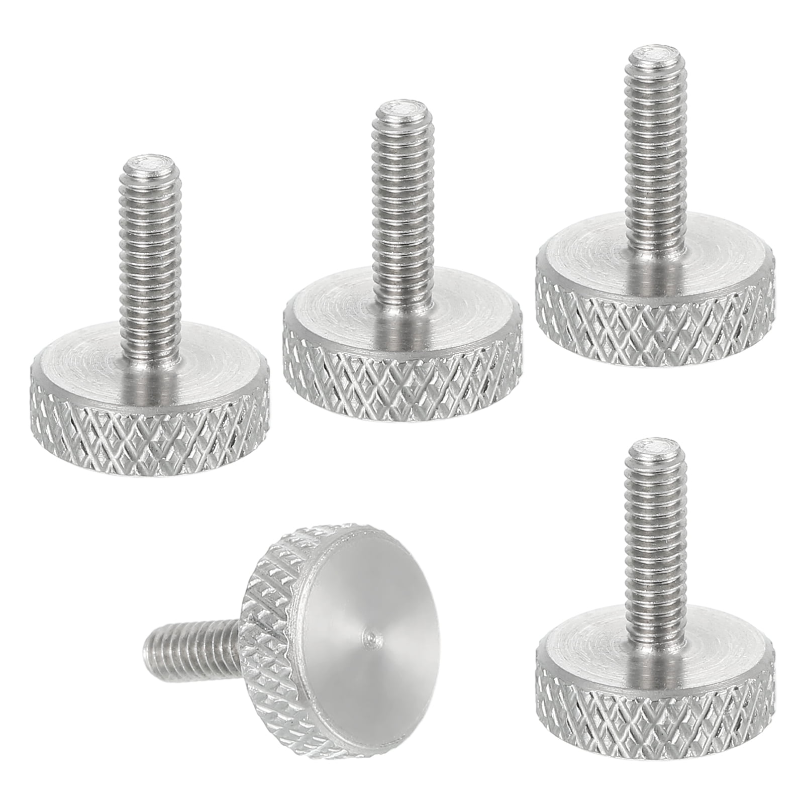 Uxcell M2.5x8mm Vernier Caliper Screws, 304 Stainless Steel Flat Head Thumb Screws Metric ...