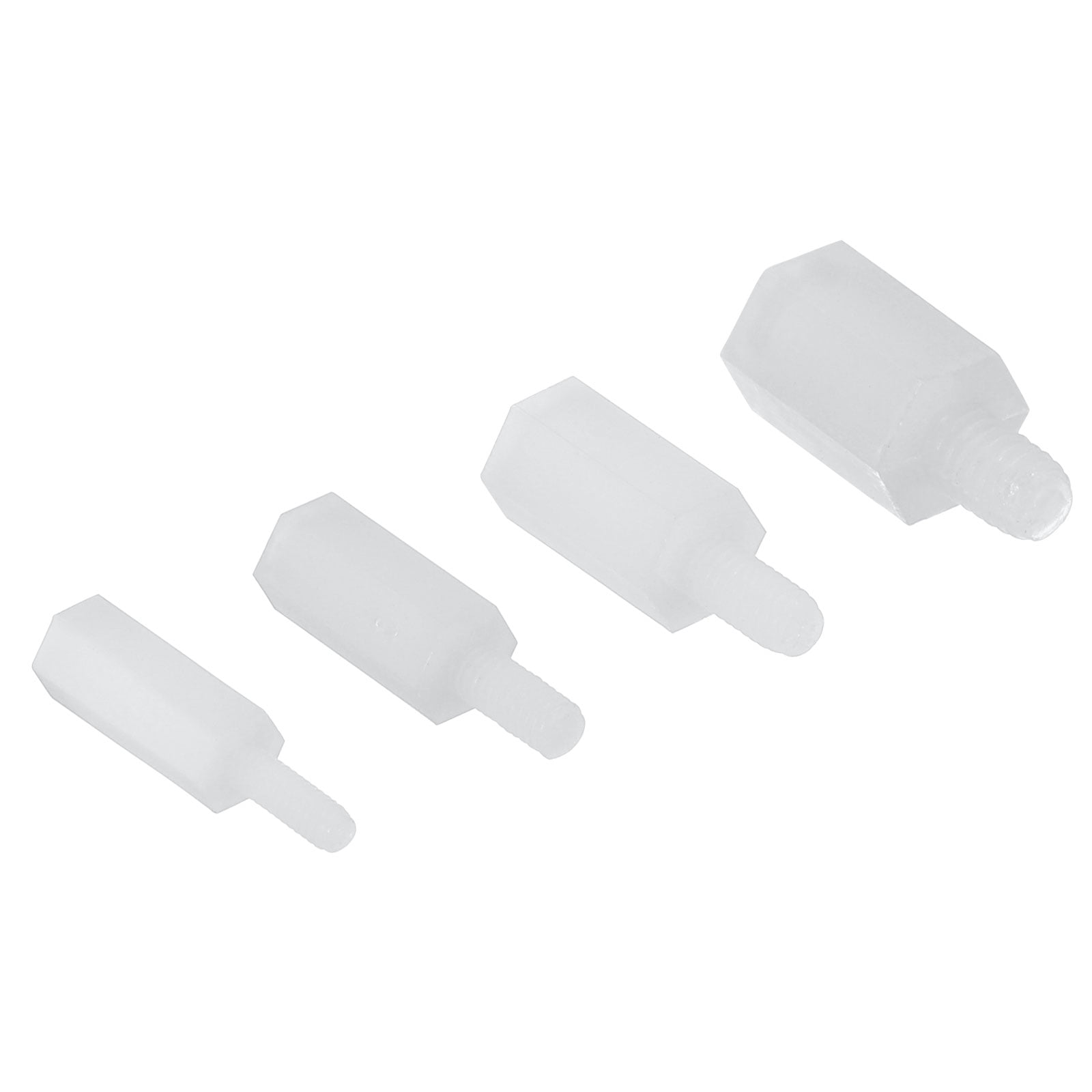 Uxcell M2 M2.5 M3 M4 Standoff Screws 80 Pack Nylon Hex PCB Standoffs ...