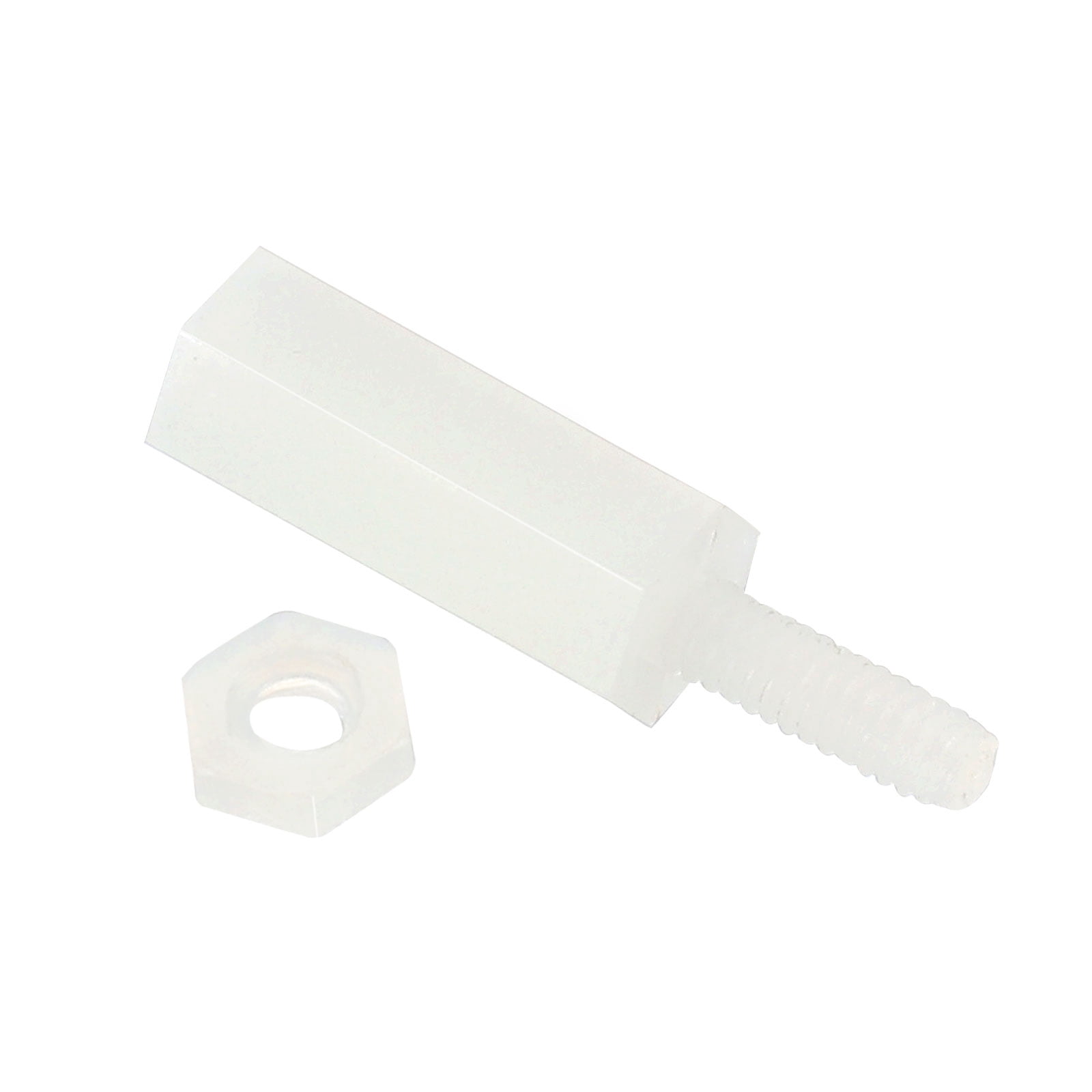 Uxcell M2 Standoff Screws 40 Pack Nylon Hex PCB Standoffs Nuts (10mm6mm ...