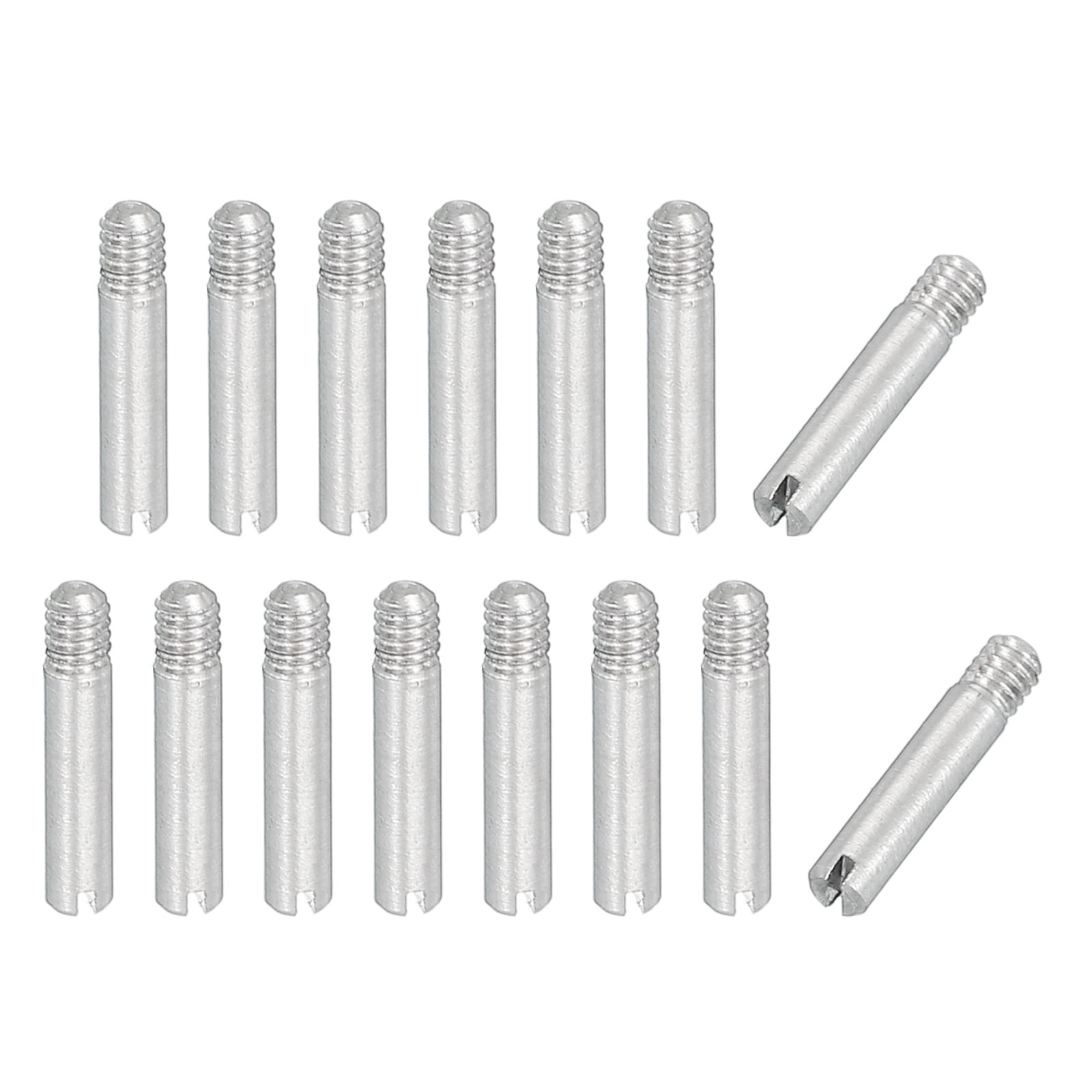 Uxcell M2 x 10mm Slotted Cylindrical Pin, 15 Pcs 304 Stainless Steel ...