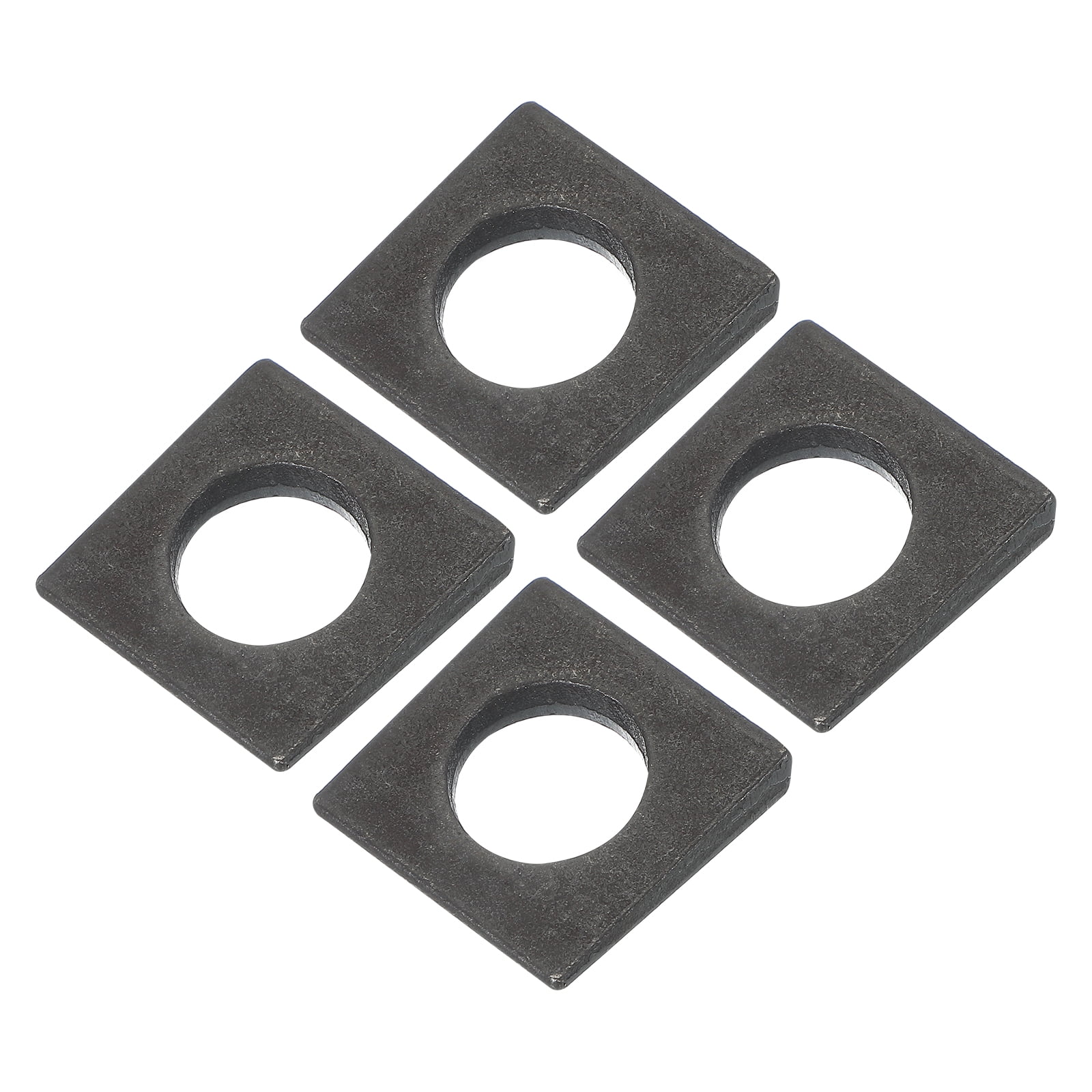 Uxcell Beveled Square Washers, Wedge Washers in Plain Carbon Steel for ...