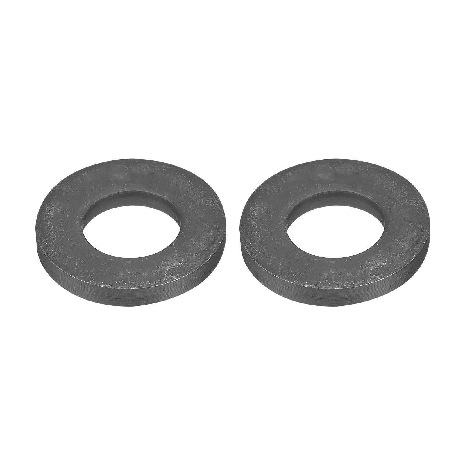 Uxcell M20 Carbon Steel Flat Washer, 20.5x40x6mm Black Oxidized Grade 8 ...