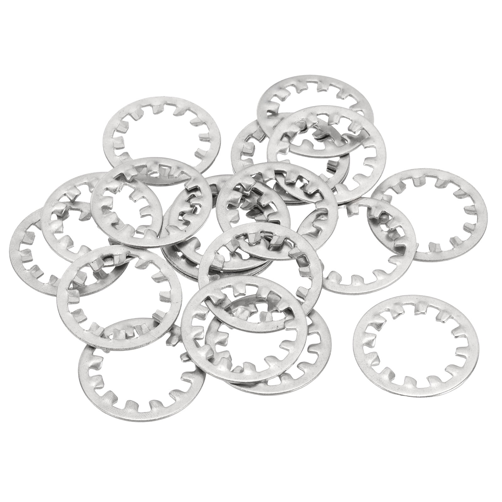 Uxcell M20 Internal Tooth Lock Washers, 20Pcs 304 Stainless Steel ...