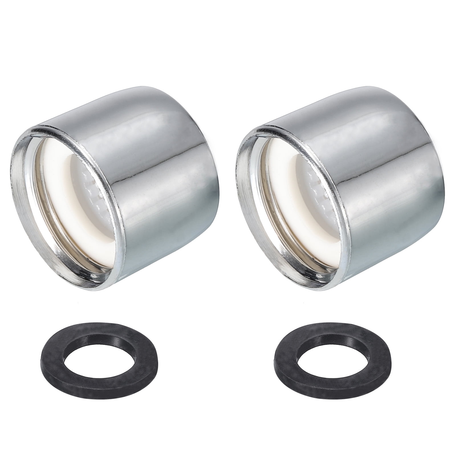 Uxcell M20 Thread Stainless Steel Faucet Aerators with Gaskets 2 Pack ...