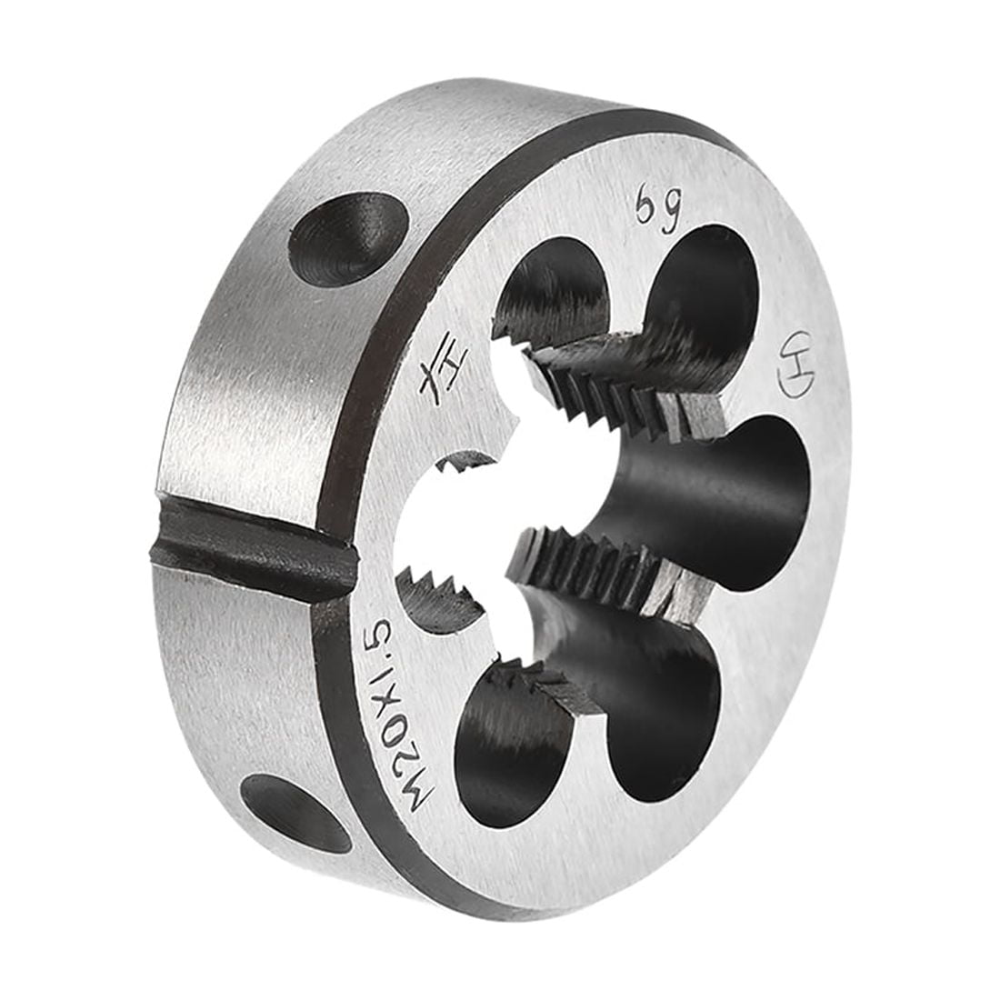 Uxcell M20 x 1.5 Metric Left Hand Alloy Tool Steel Machine Thread Round ...