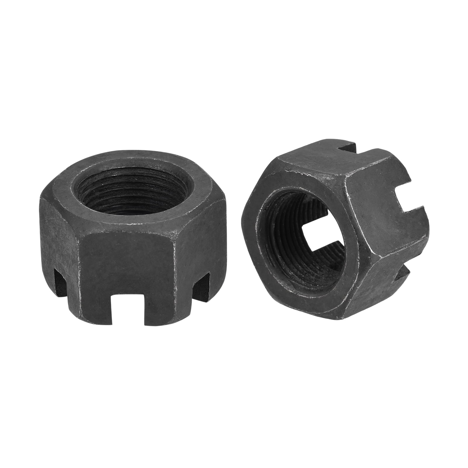 Uxcell M20x1.5mm Carbon Steel Hexagon Metal Hardware, Slotted Hex ...